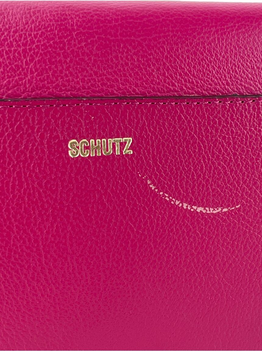 Bolsa Tiracolo Schutz Couro Rosa - CGPG1 Original | Etiqueta Única