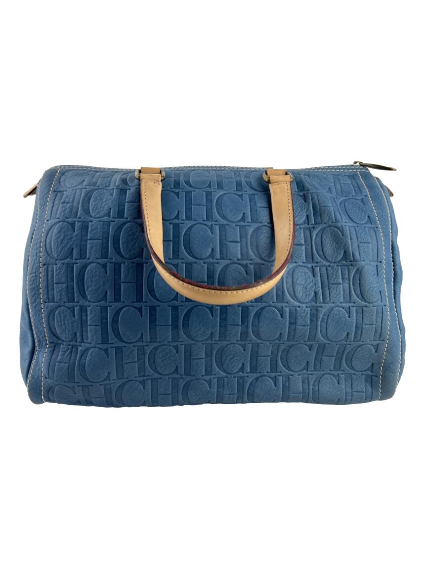 Bolsa Tote Carolina Herrera Andy Boston Azul Original - CDSE5 ...