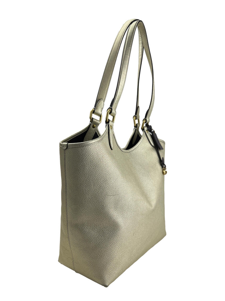 Bolsa Tote Coach Day Dourada - CBZP7 Original | Etiqueta Única