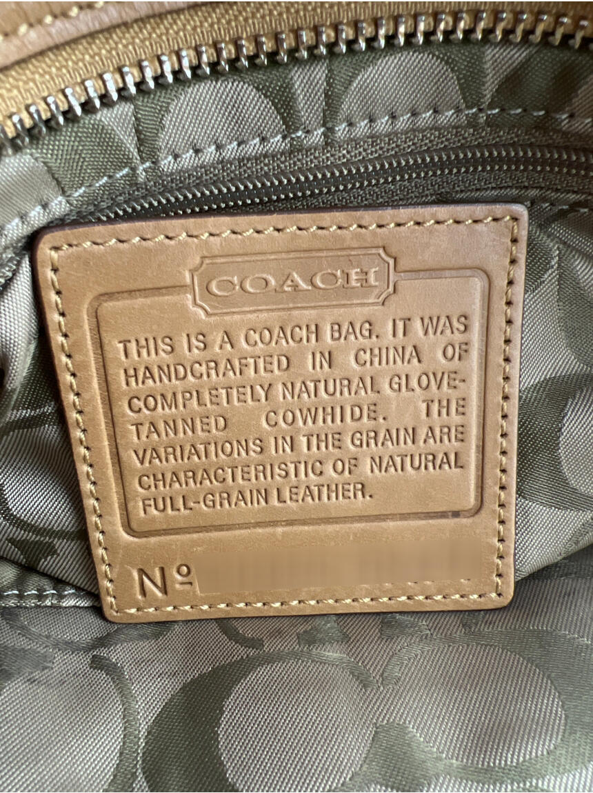 Bolsa Tote Coach Hampton Marrom - AFWQ5 Original | Etiqueta Única