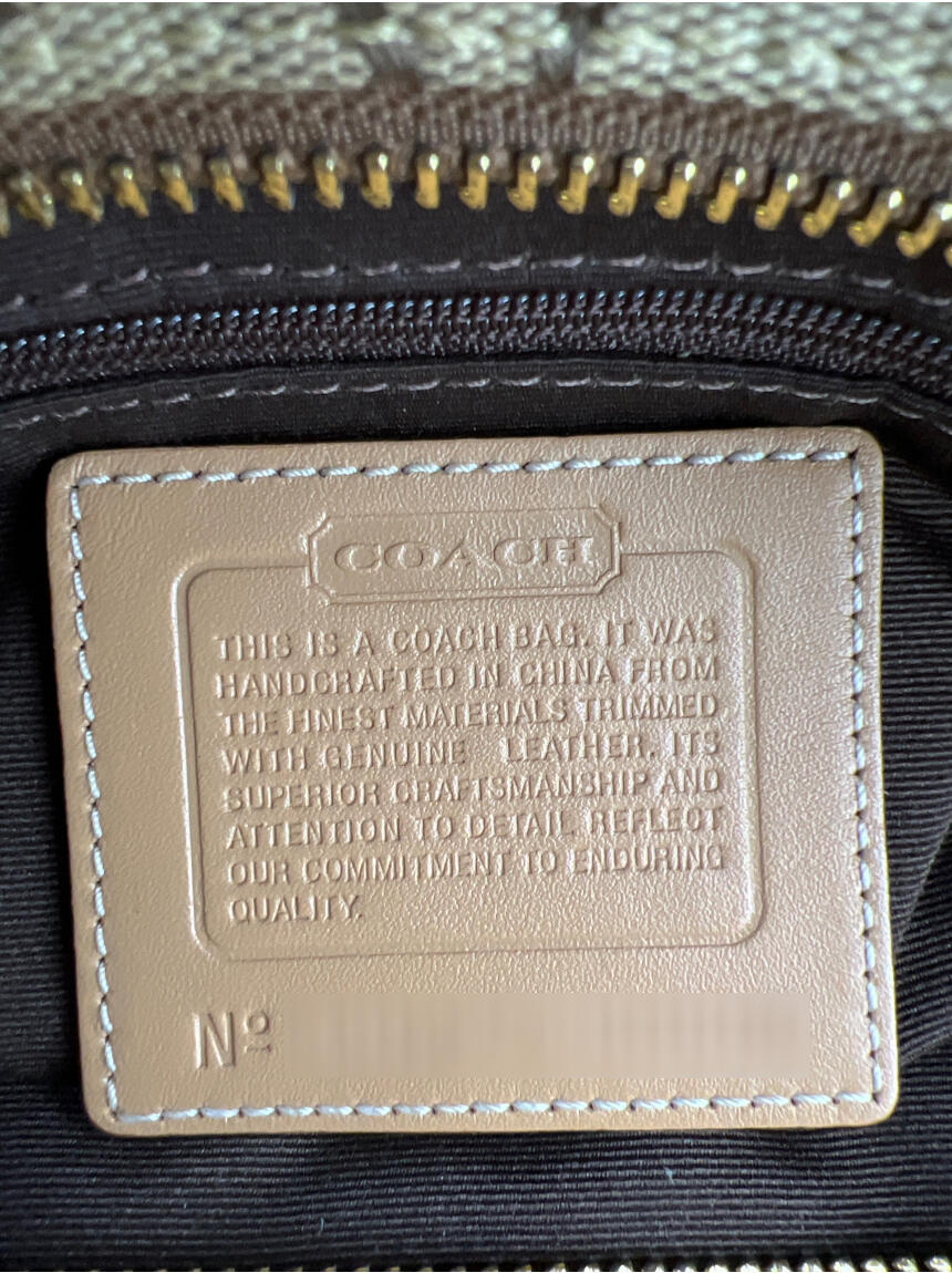 Bolsa Tote Coach Hampton Signature - AFWQ4 Original | Etiqueta Única