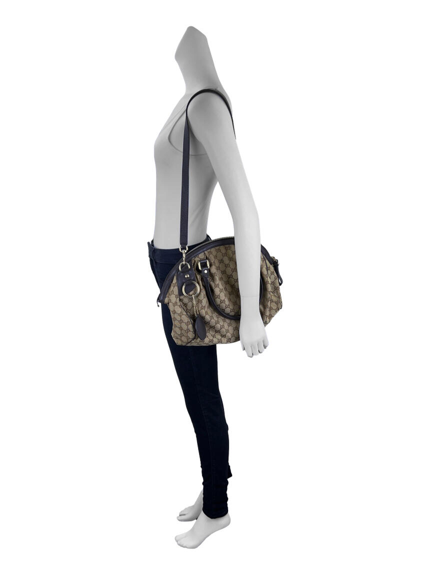 Bolsa Tote Gucci Sukey Boston GG Monograma - CEXL1 Original | Etiqueta ...