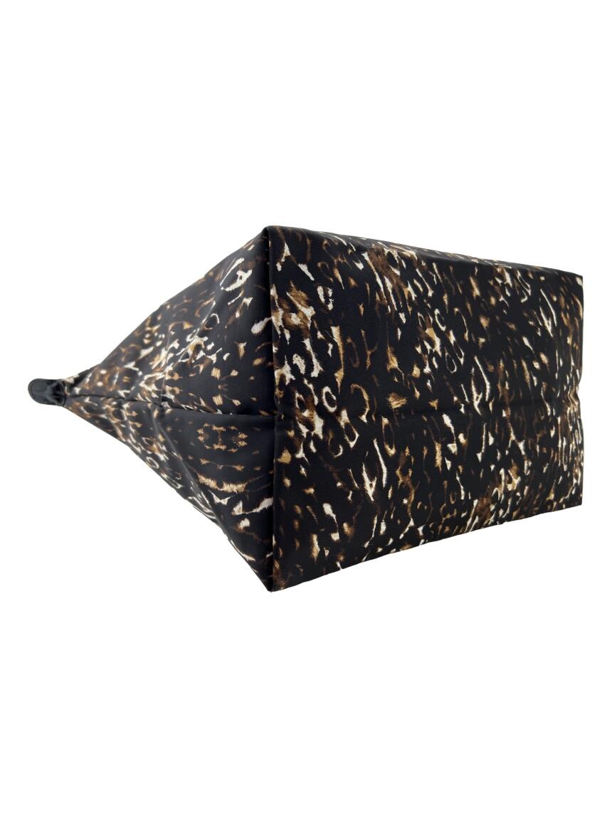 Bolsa Tote Longchamp Le Pliage Animal Print - NZX67 Original | Etiqueta ...