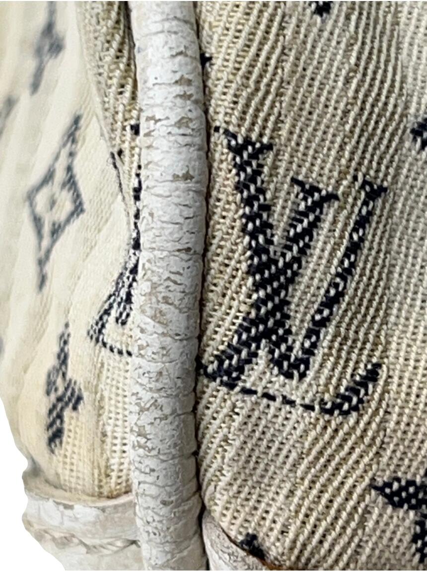 Bolsa Tote Louis Vuitton Mini Lin Croisette Marina Off-White - CAVL1 ...