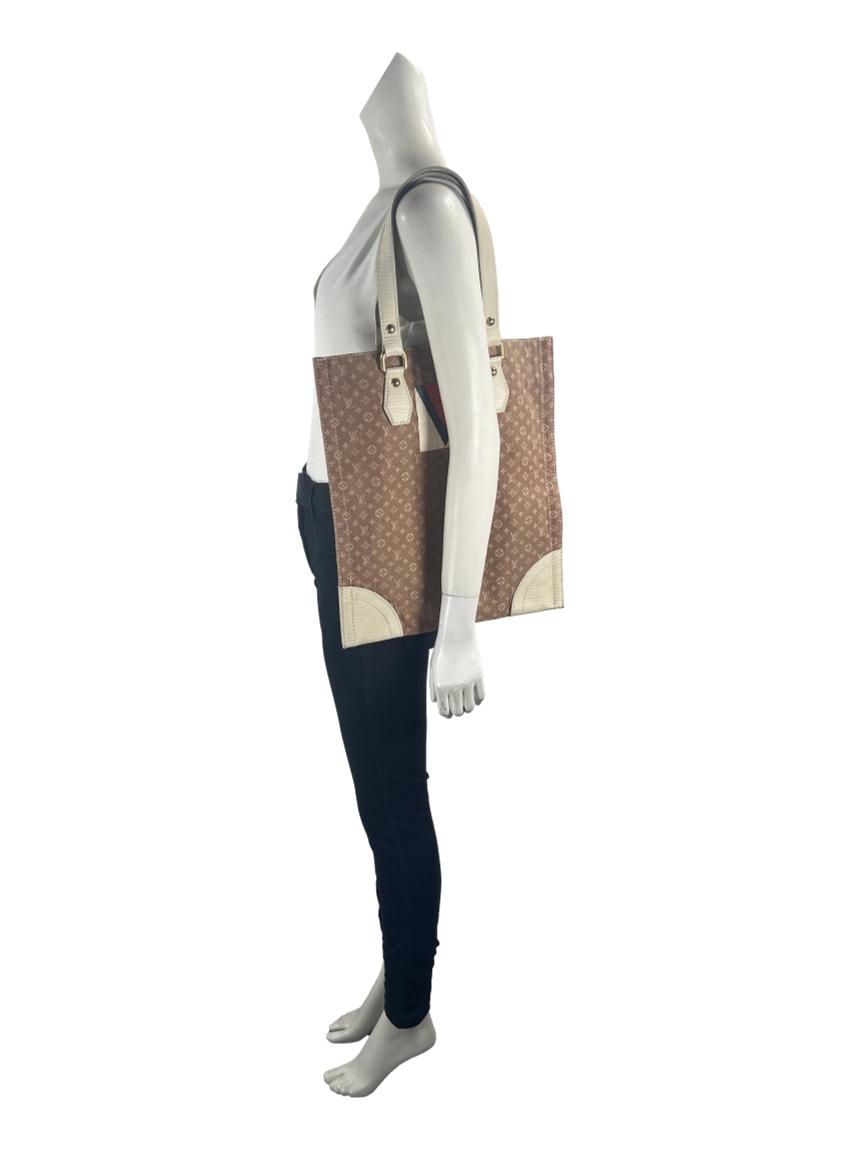 Bolsa Tote Louis Vuitton Mini Lin Tanger Bege - CWBC5 Original ...
