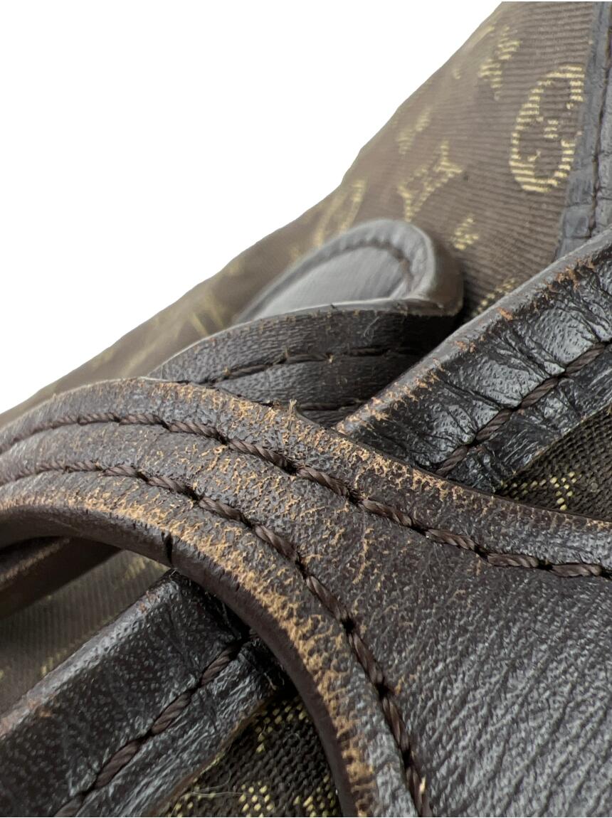 Bolsa Tote Louis Vuitton Neverfull Mini Lin Monogram Marrom - BHUQ6 ...