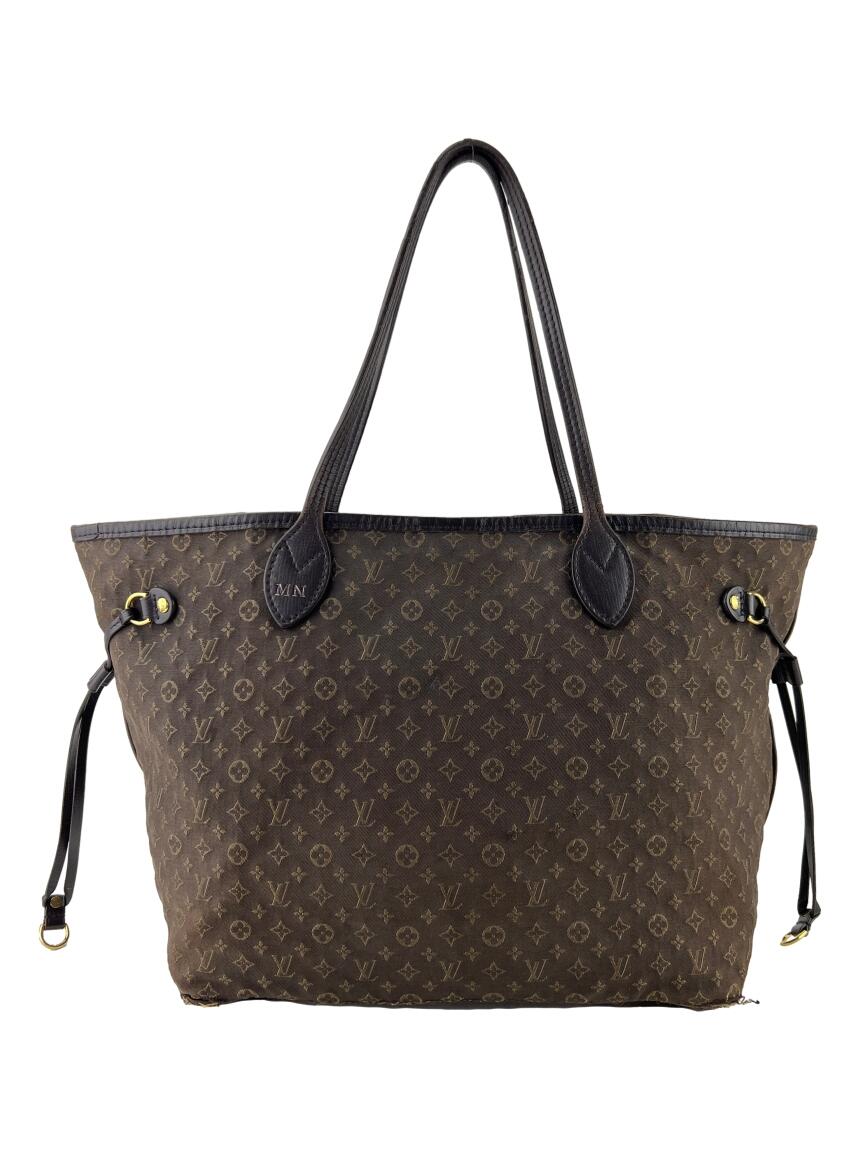 Bolsa Tote Louis Vuitton Neverfull Mini Lin Monogram Marrom - BHUQ6 ...
