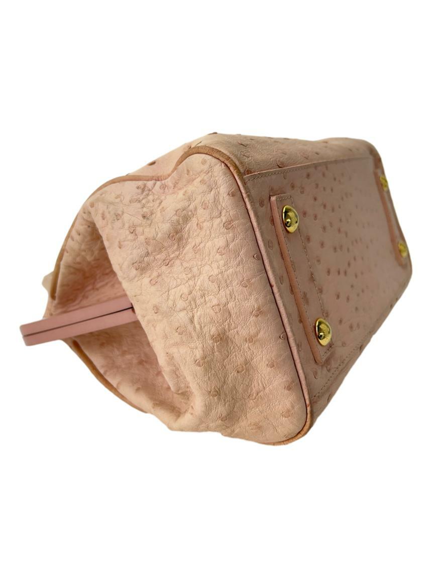 Bolsa Tote Louis Vuitton x Richard Prince Frame Speedy Ostrich Rosa ...