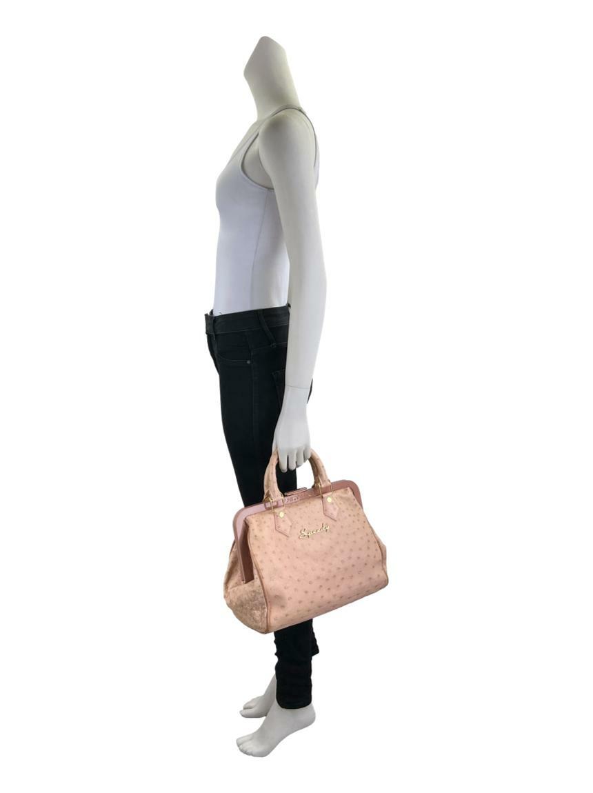 Bolsa Tote Louis Vuitton x Richard Prince Frame Speedy Ostrich Rosa ...