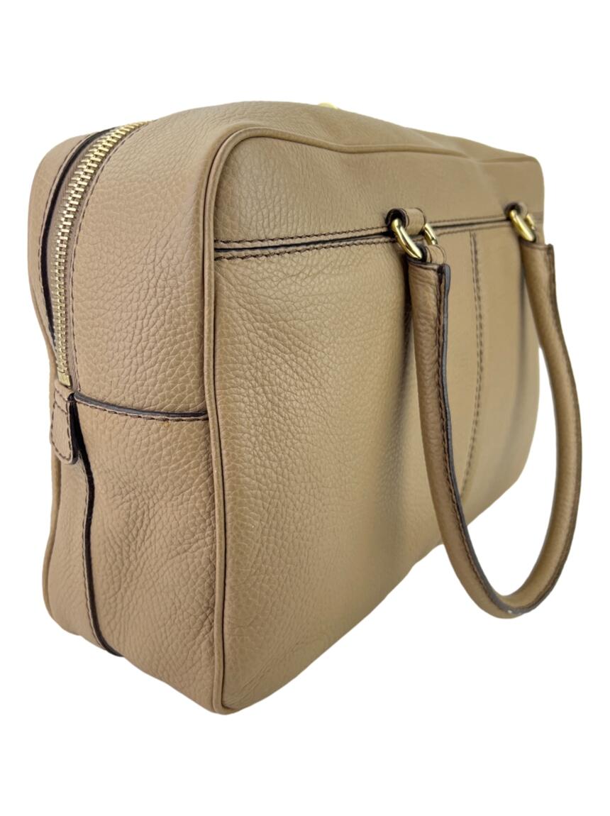 Bolsa Tote Max Mara Couro Bege - CAZL14 Original | Etiqueta Única