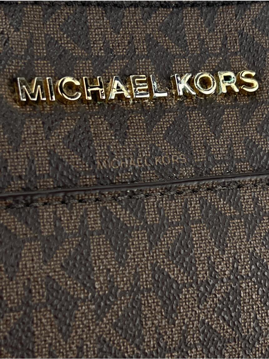 Bolsa Tote Michael Kors Ciara Monograma Marrom - CAYF3 Original | Etiqueta Única