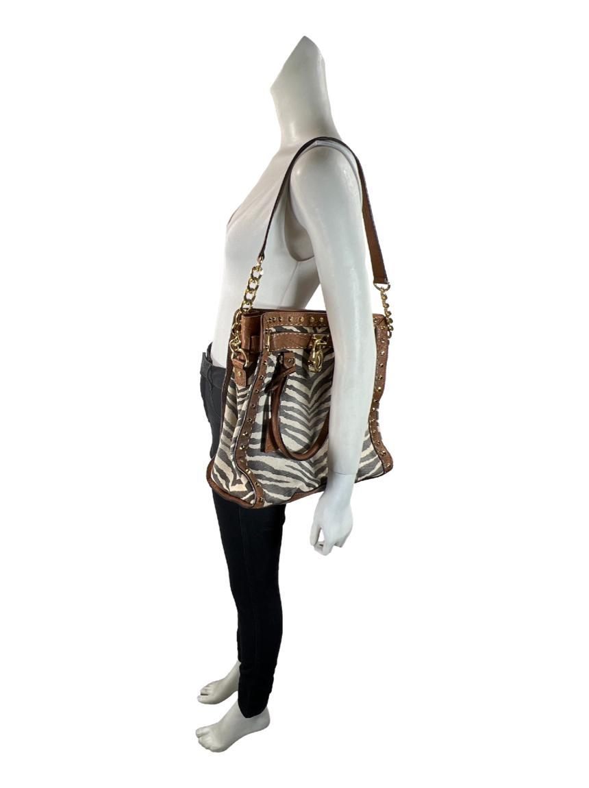 Bolsa Tote Michael Kors Hamilton Animal Print - NLD176 Original ...