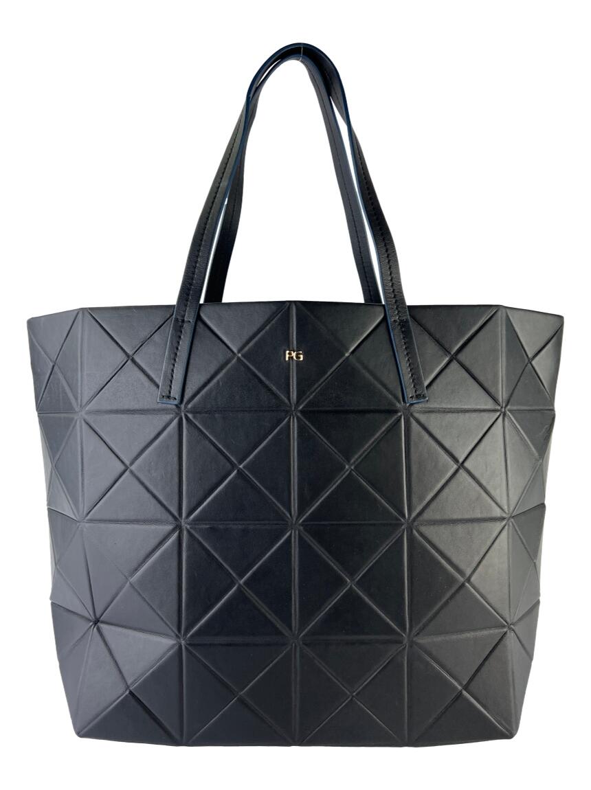 Bolsa Tote Purificacion Garcia Origami Preta - ZQ8 Original | Etiqueta ...