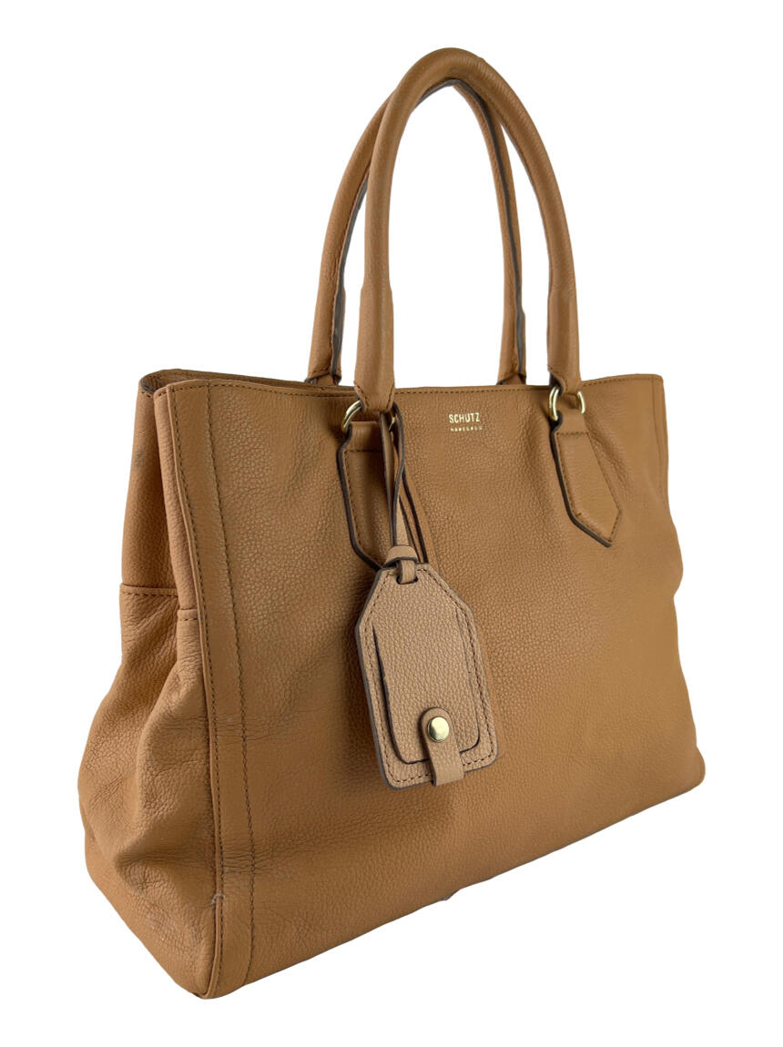 Bolsa Tote Schutz Couro Bege Original - | Etiqueta Única