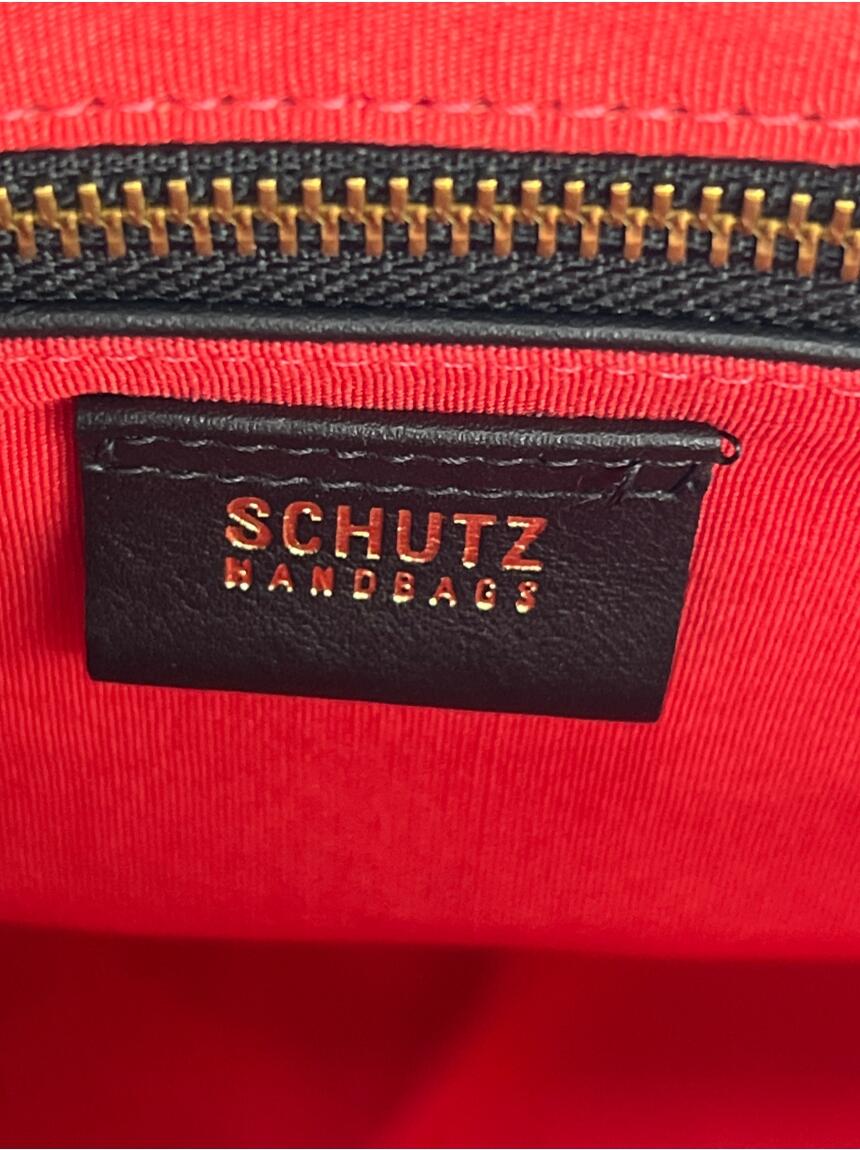 Bolsa Tote Schutz Lorena Vinho Original - AGYP95 | Etiqueta Única