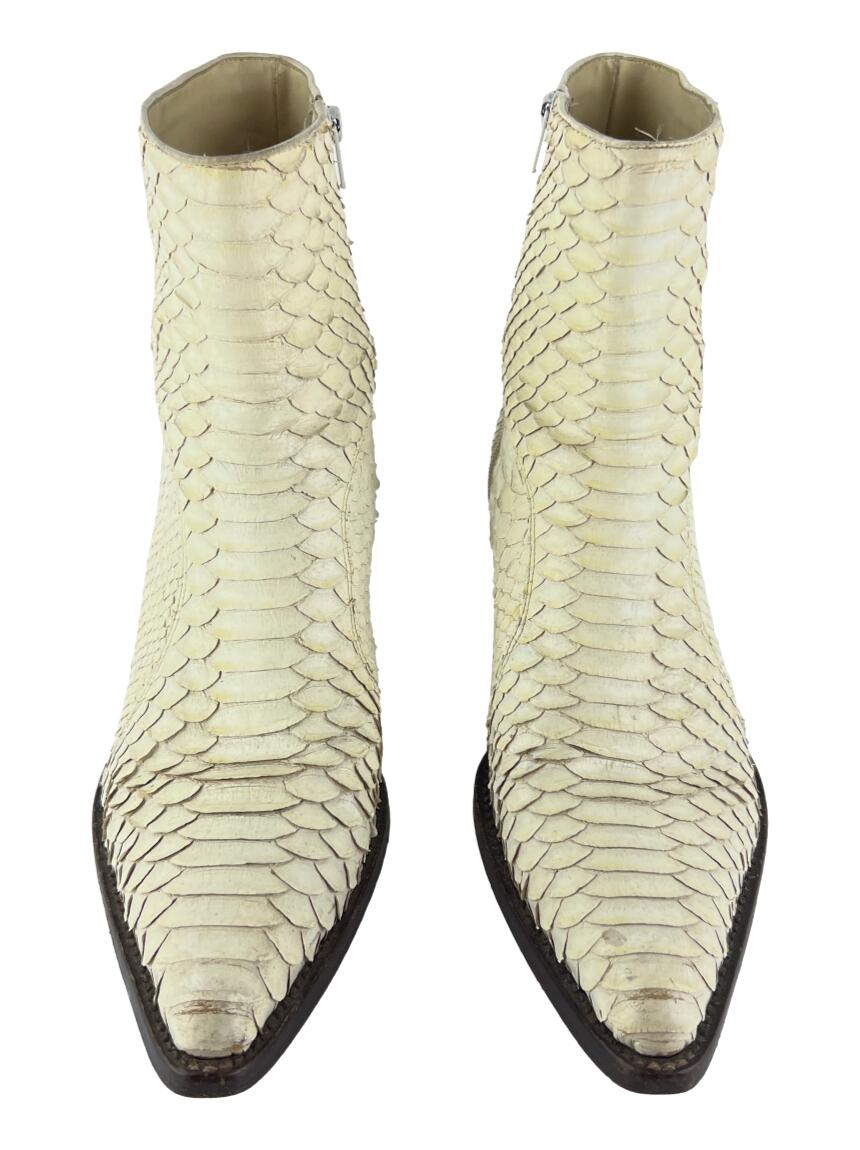 Bota Achados do EU Python Off-White Original - | Etiqueta Única