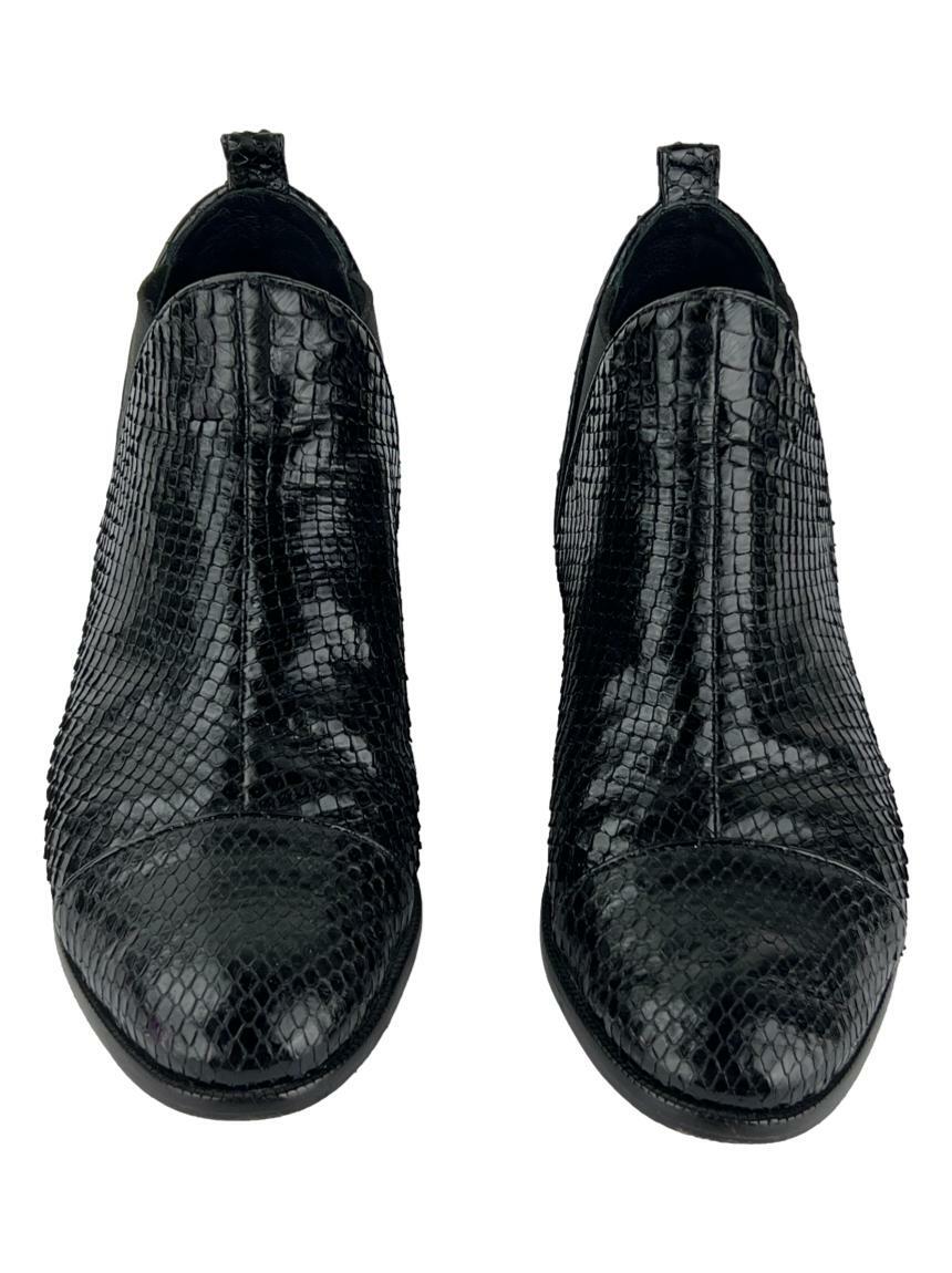 Bota Alexandre Birman Python Preta - BFE413 Original | Etiqueta Única