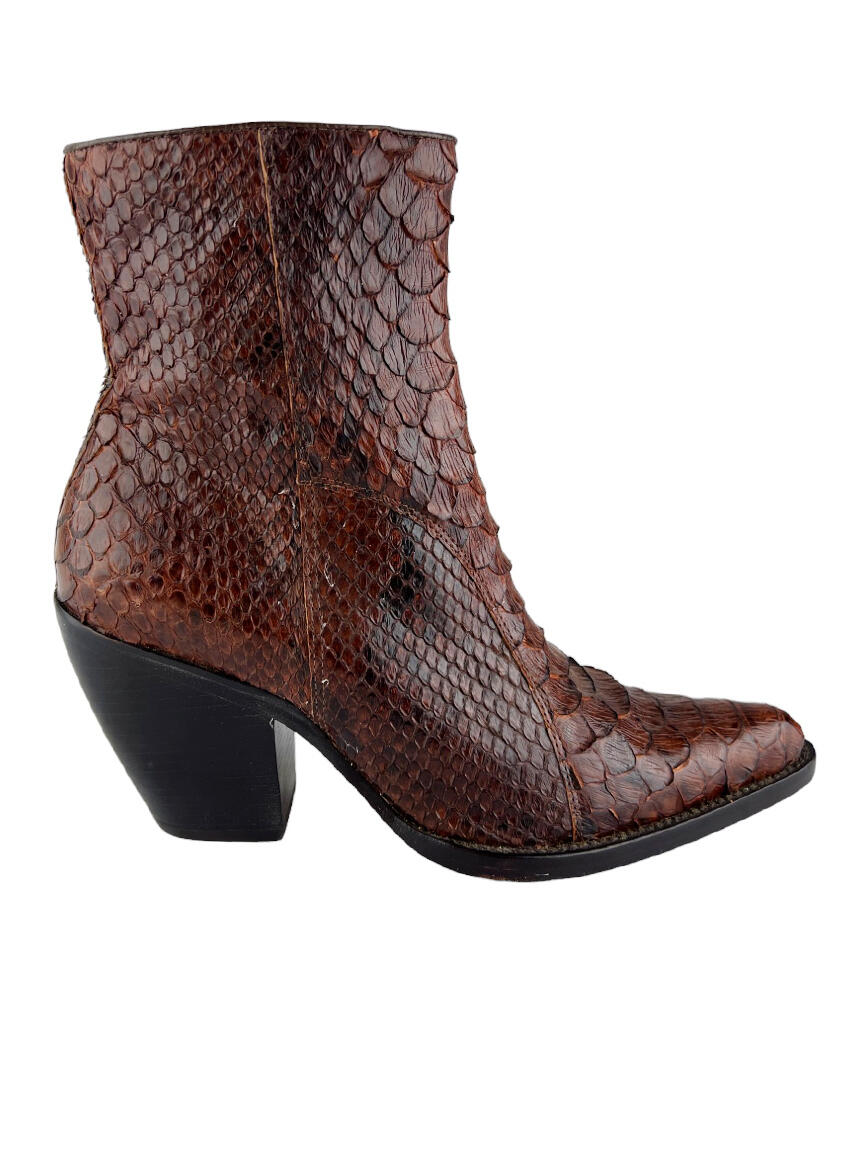 Bota Cavage Python Marrom Original - | Etiqueta Única