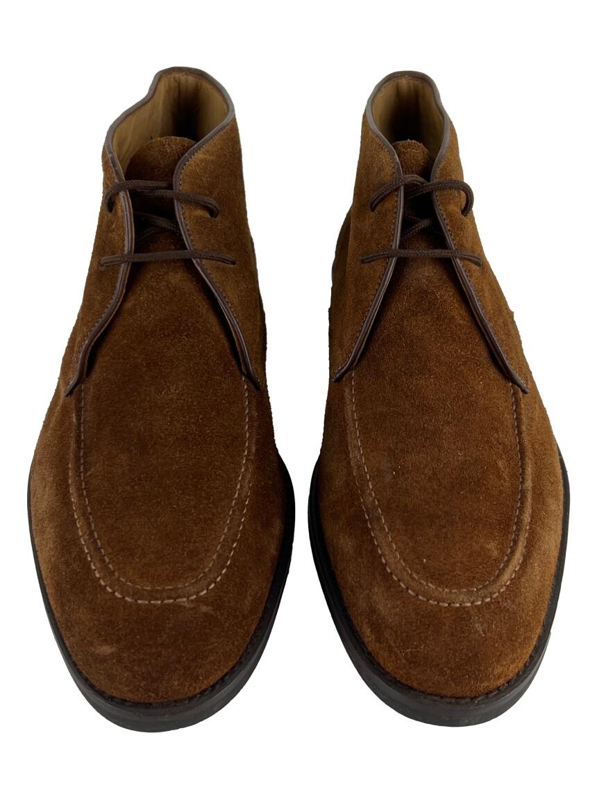 Bota Ermenegildo Zegna Camurça Marrom Original - CJNT68 | Etiqueta Única