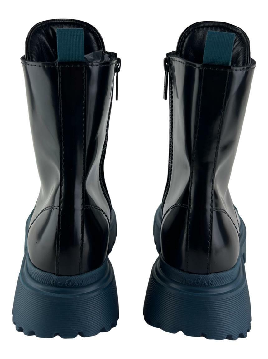 Bota Hogan Combat Preta - CGJ1541 Original | Etiqueta Única
