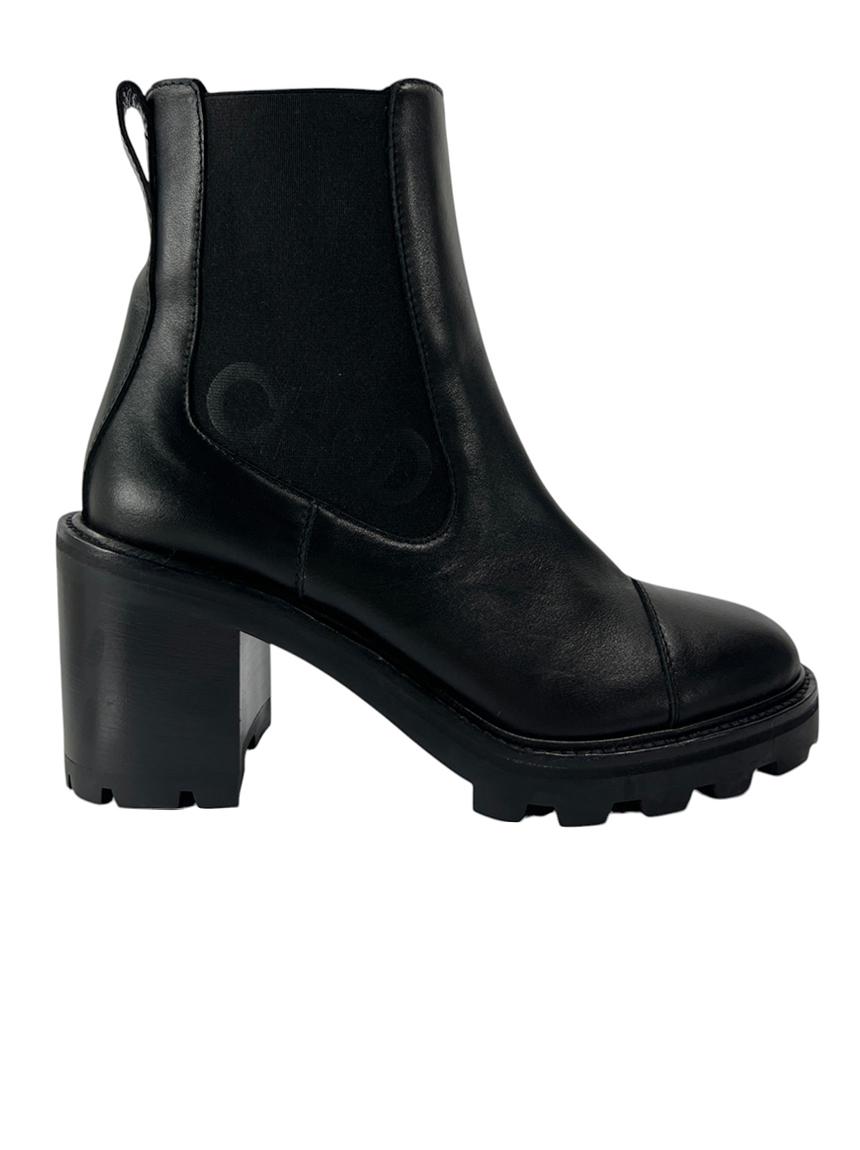 Bota Jimmy Choo Choo Chelsea Preta - CNCN23 Original | Etiqueta Única