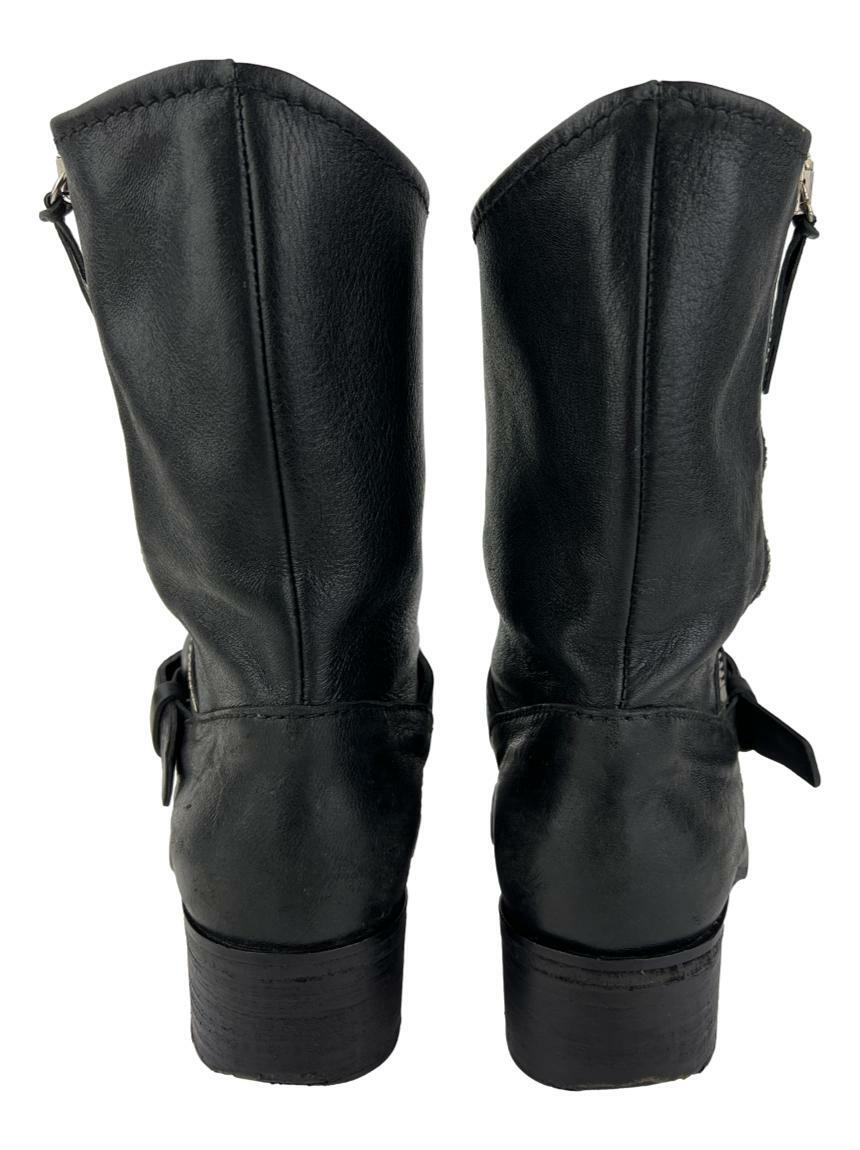 Bota Miu Miu Couro Preto - LOT349 Original | Etiqueta Única
