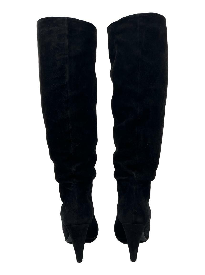 Bota Miu Miu Over The Knee Preta - AFGI1 Original | Etiqueta Única