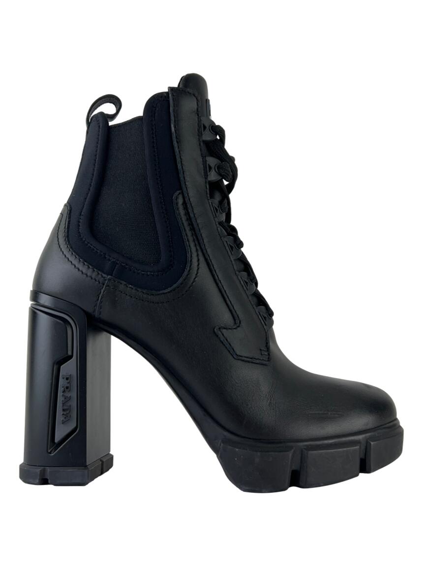 Bota Prada Monolith Preto - EB142 Original | Etiqueta Única