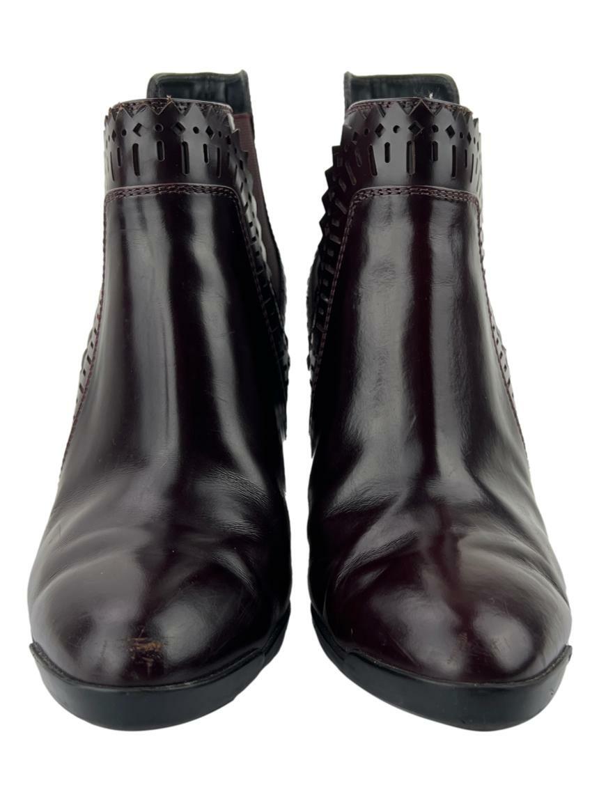 Bota Tod's Chelsea Vinho - KQK25 Original | Etiqueta Única