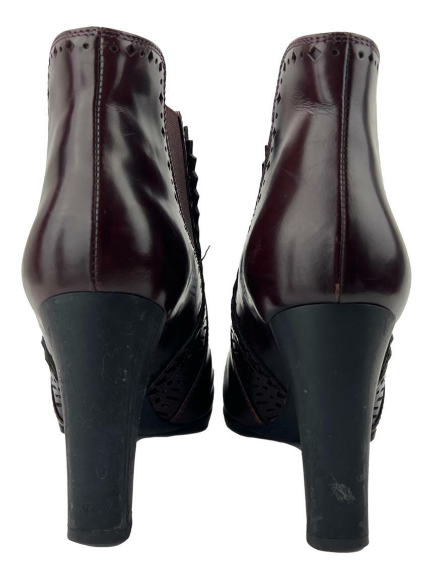 Bota Tod's Chelsea Vinho - KQK25 Original | Etiqueta Única