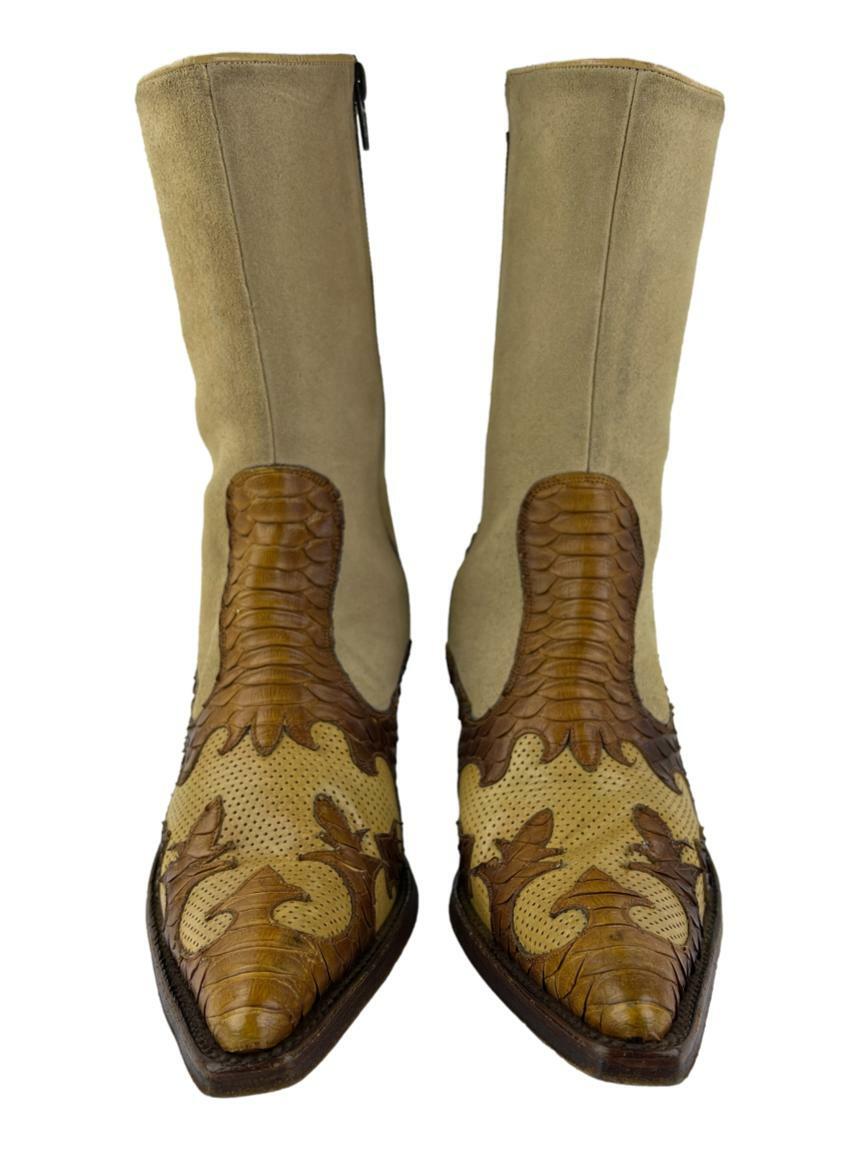 Bota Tony Mora Python Marrom - FJW530 Original | Etiqueta Única