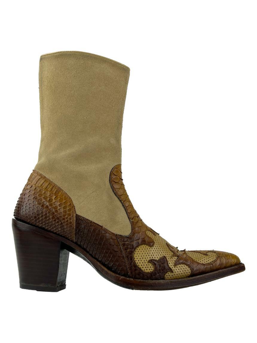 Bota Tony Mora Python Marrom - FJW530 Original | Etiqueta Única