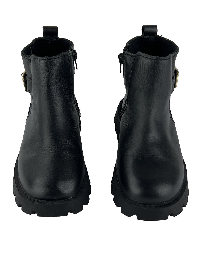 Bota Zara Couro Preto - DOL275 Original | Etiqueta Única