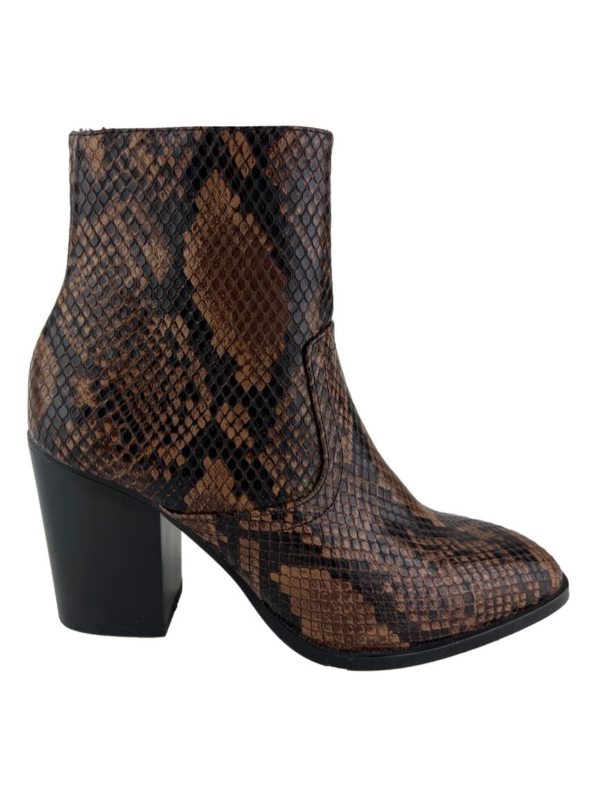 Bota Zara Python Marrom - CJB19 Original | Etiqueta Única