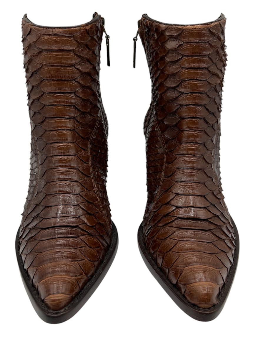 Bota Zeferino Python Marrom - CMVF12 Original | Etiqueta Única