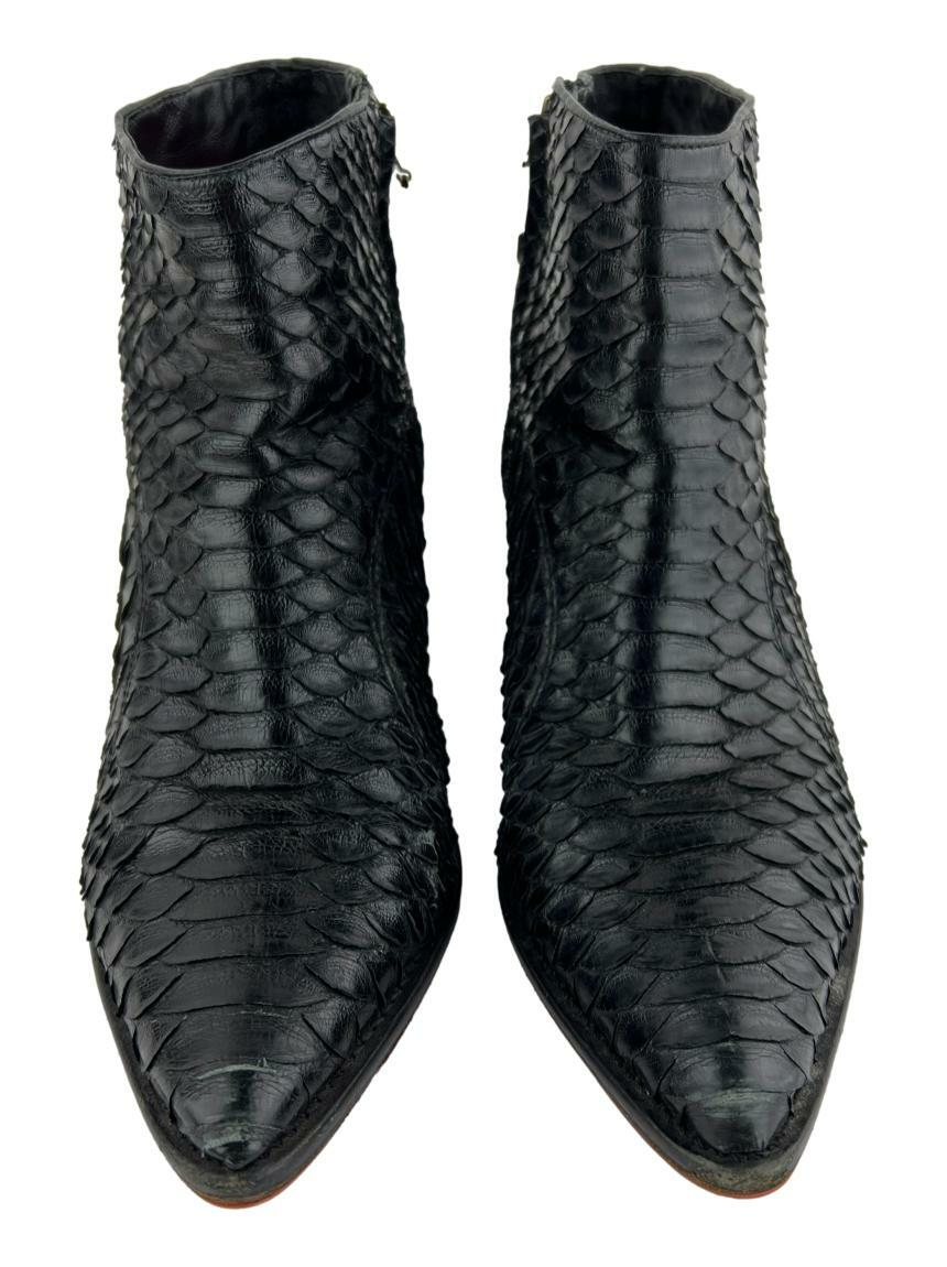 Bota Zeferino Python Preta - QFF81 Original | Etiqueta Única