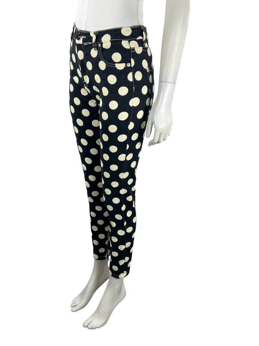 Calça Animale Tecido Preto com Poá - NAD254 Original | Etiqueta Única