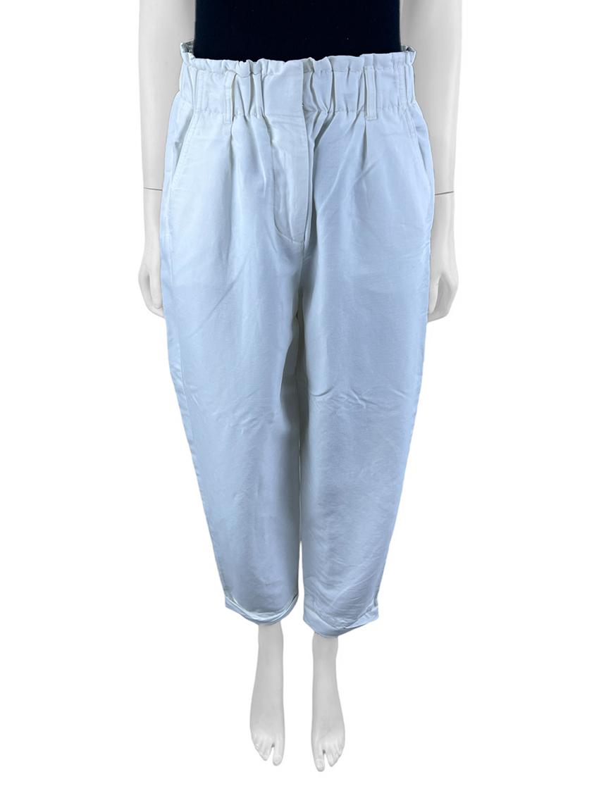 Calça Cris Barros Tecido Branco - BLU122 Original | Etiqueta Única