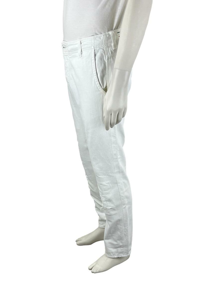 Calça Diesel Revick Branco - ZMG98 Original | Etiqueta Única