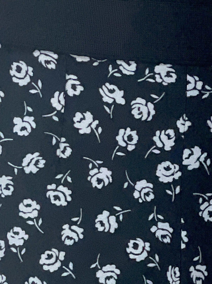 Calça Dolce & Gabbana Estampada Preta - HX118 Original | Etiqueta Única