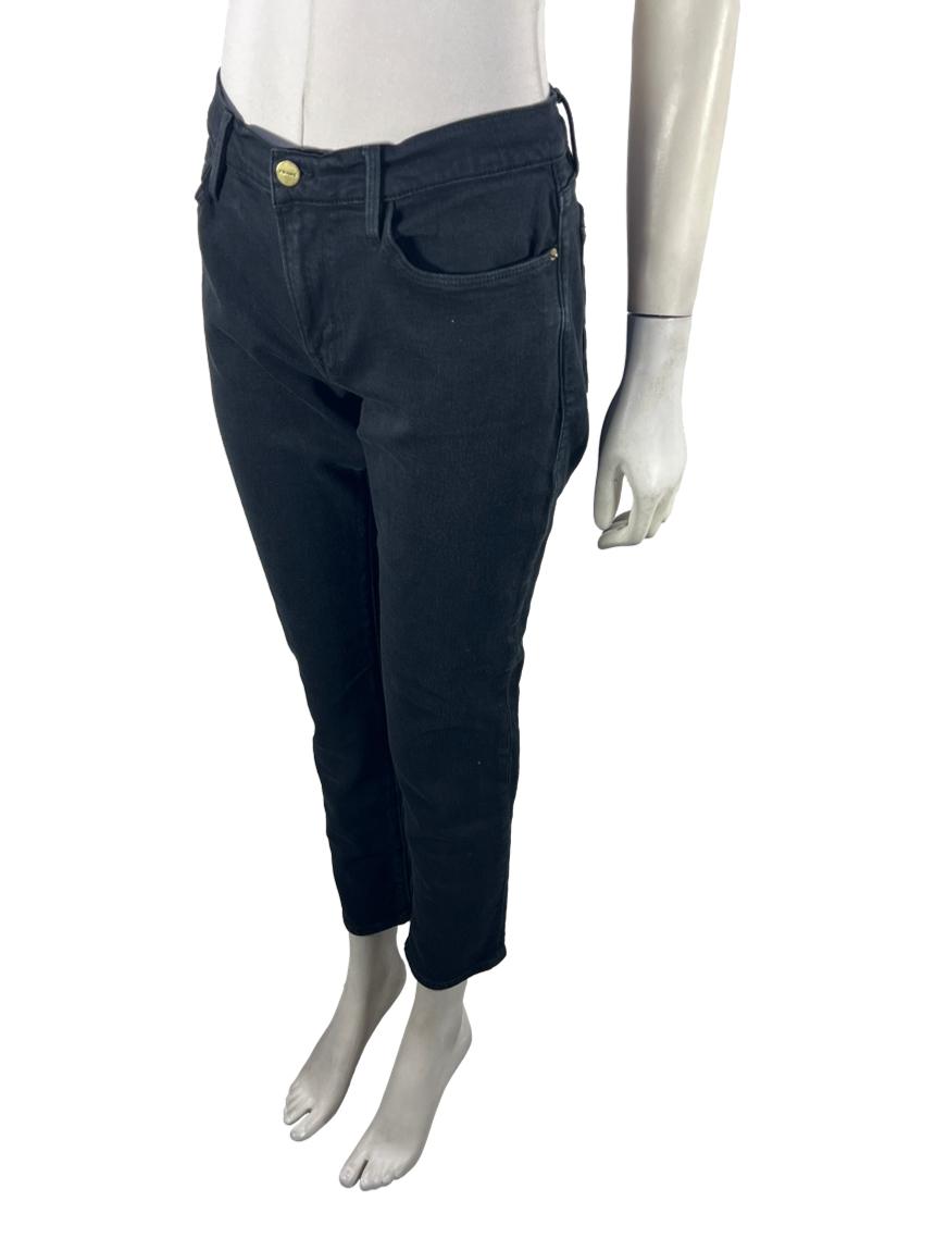Calça FRAME Le Garçon Preto Original - | Etiqueta Única