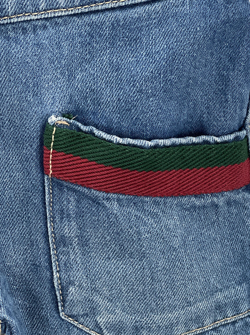 Calça Gucci Jeans Azul Original - CFEC1029 | Etiqueta Única