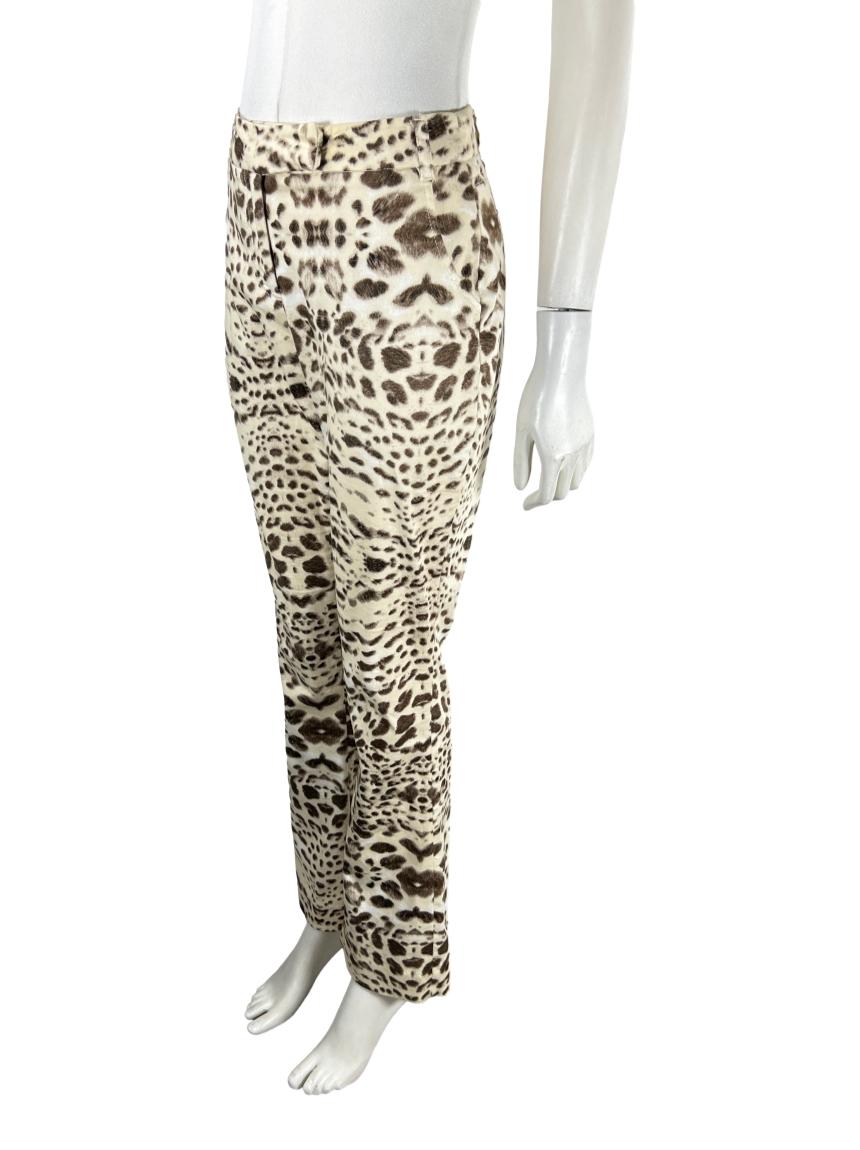 Calça Le Lis Blanc Tecido Animal Print - COSG14 Original | Etiqueta Única