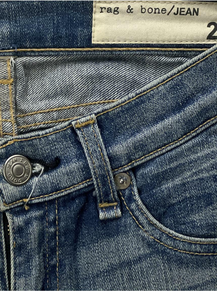 Calça Rag & Bone Flare Jeans Azul Original - AWU2484 | Etiqueta Única