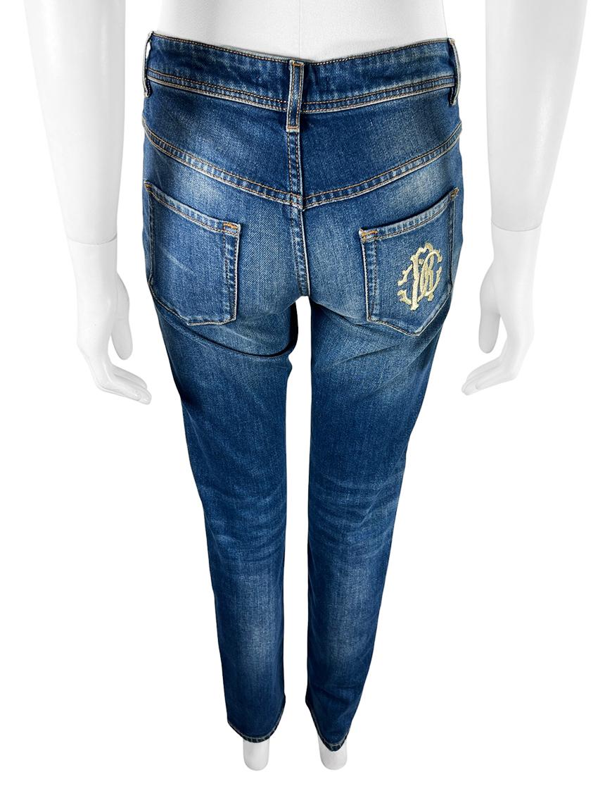 Calça Roberto Cavalli Jeans Azul - COSG27 Original | Etiqueta Única
