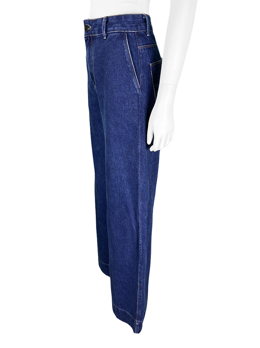 Calça Shoulder Jeans Wide Leg - ADNS10 Original | Etiqueta Única