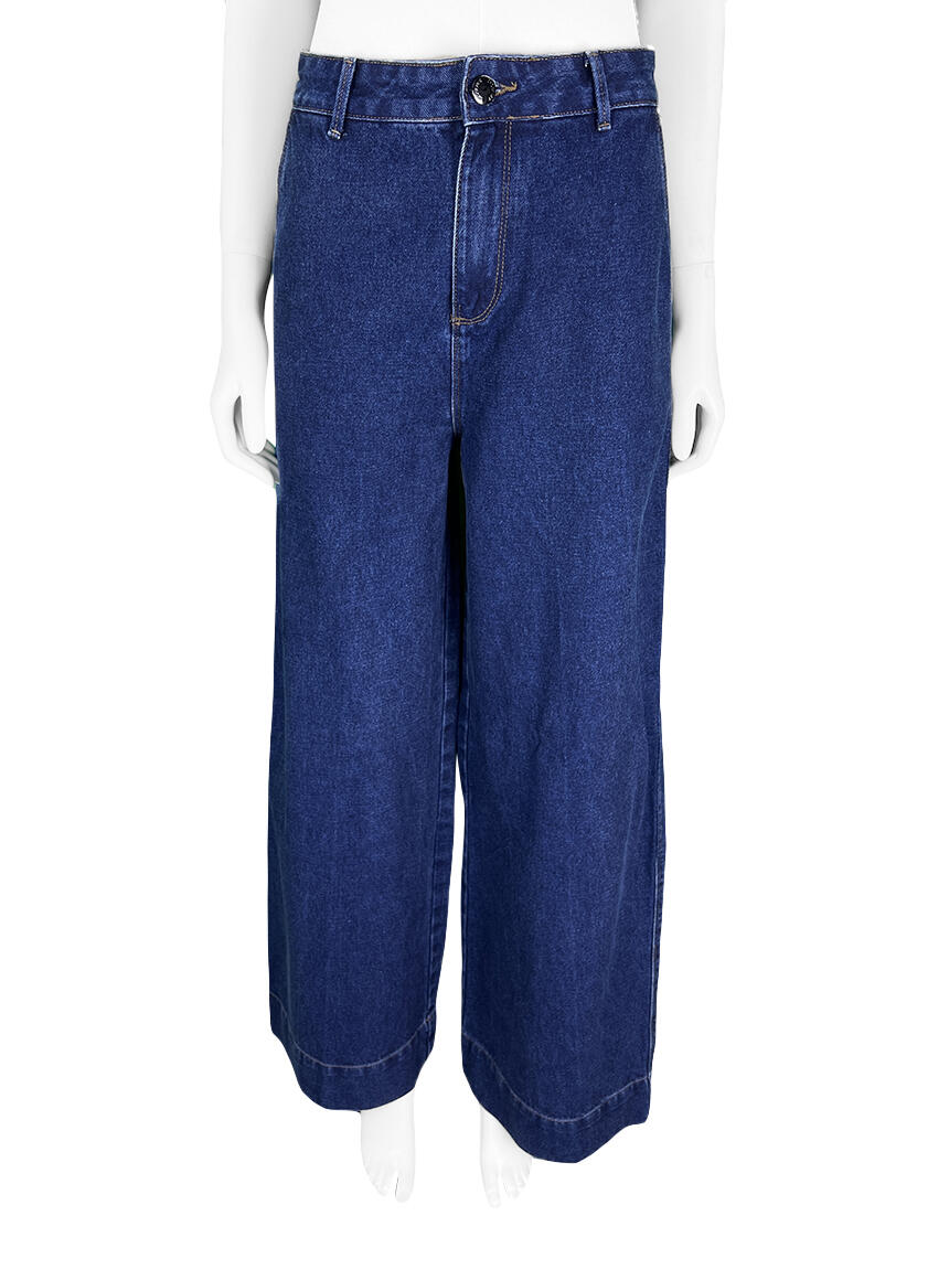 Calça Shoulder Jeans Wide Leg - ADNS10 Original | Etiqueta Única