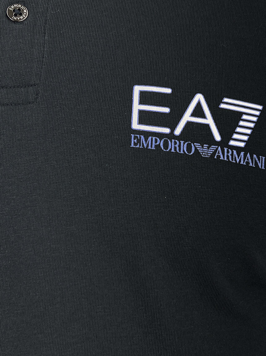 Camisa Emporio Armani EA7 Polo Azul - BHYR10 Original | Etiqueta Única