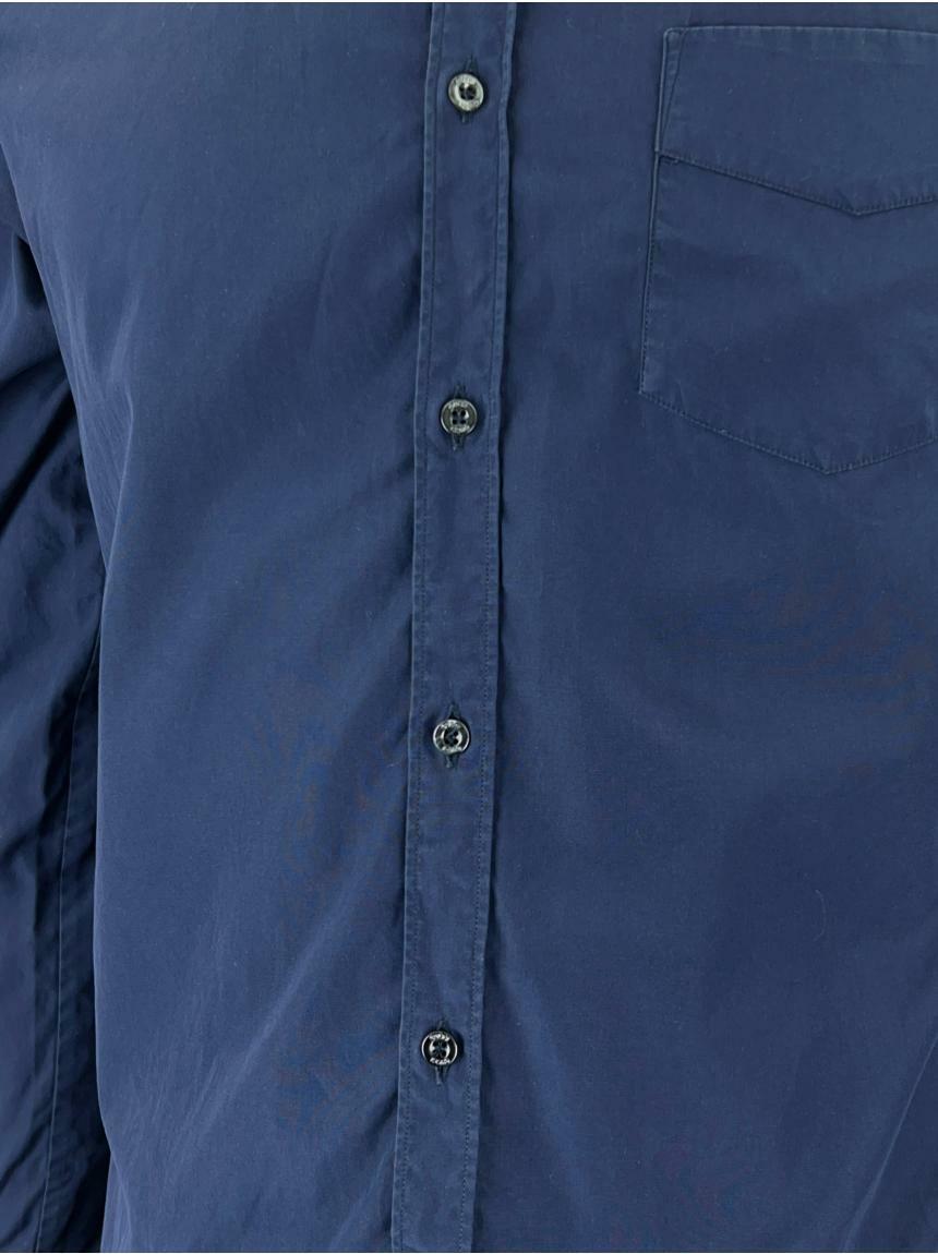 Camisa Gucci Tecido Azul Marinho Original - | Etiqueta Única