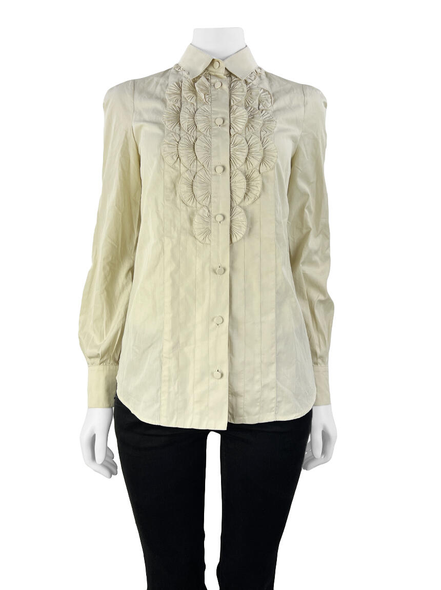 Camisa Gucci Tecido Bege - GYA15 Original | Etiqueta Única